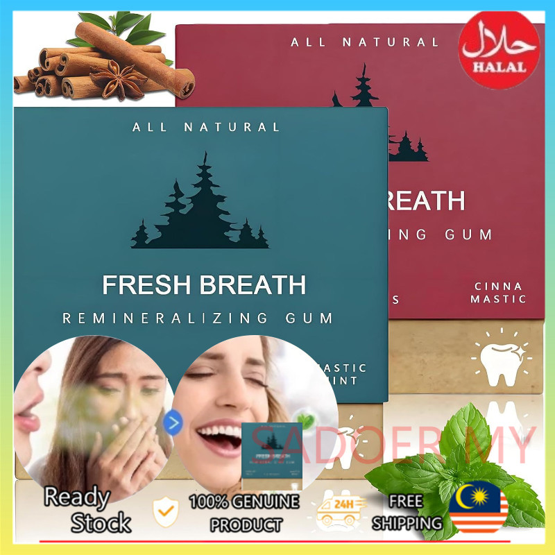 Underbrush Remineralizing Gum Organic Mastic Mint Gum Sugar-Free ...