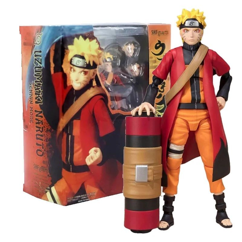 Shf Anime Naruto Figures Rasengan Uzumaki Naruto Jiraiya Action Figure ...