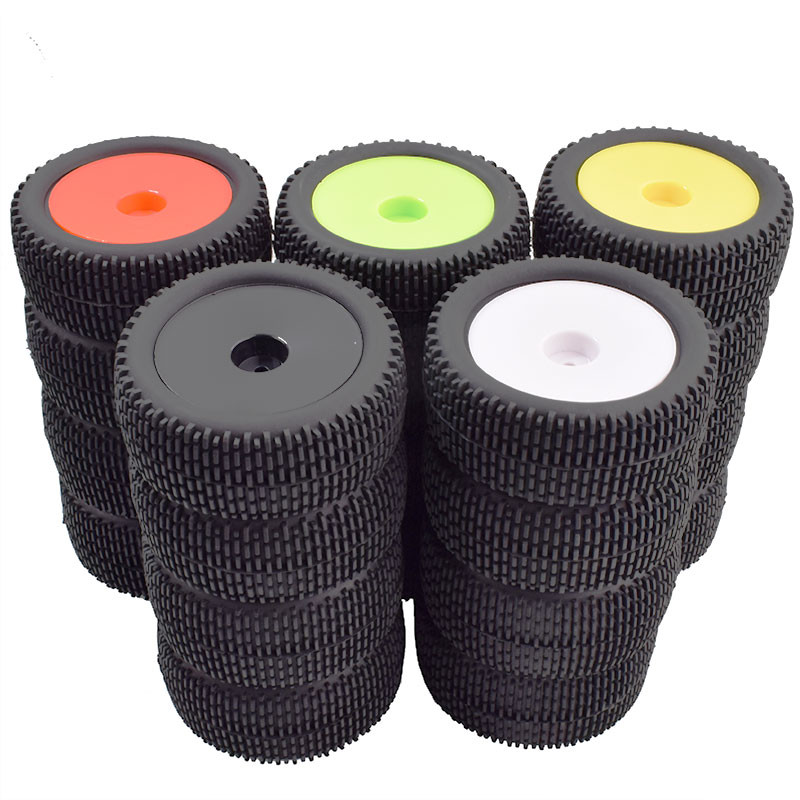 RC Narrow Front Wheels and Wide Rear Wheels for 1:10 Four Wheel Drive ...