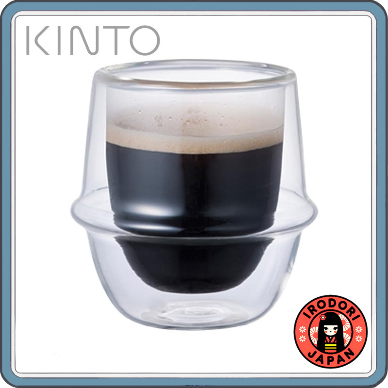KINTO KRONOS Double-Wall Glassware Collection: Coffee Cups, Espresso ...