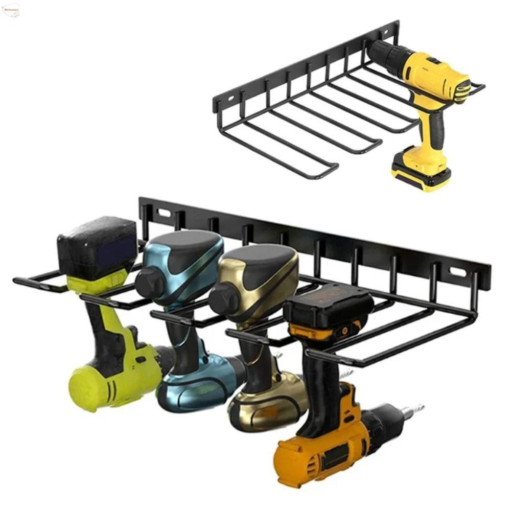 MXBEAUTY Hand Power Tool Organizer Rack, Wall Mounted Iron Floating ...