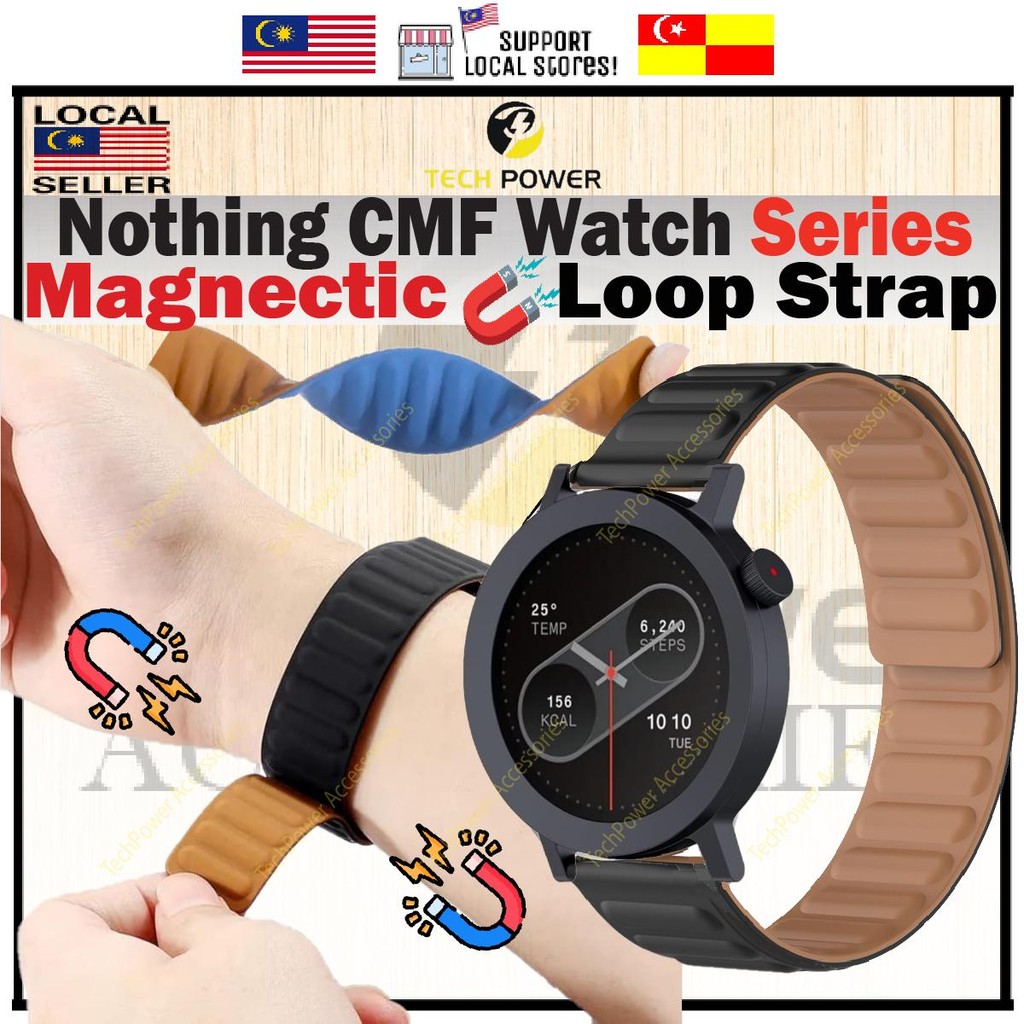 Nothing CMF Watch Pro 2 / CMF Watch Pro Strap Magnetic Loop Strap, Tali ...