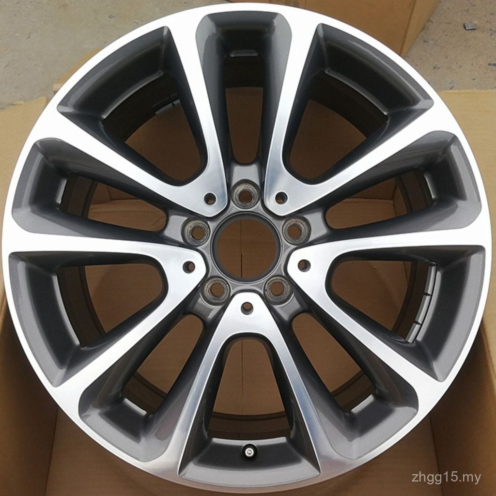 Sesuai untuk Mercedes-Benz E300L E200 E260 E Siri Aluminium Aloi Rim Roda Loceng Tayar 18 Inci ...