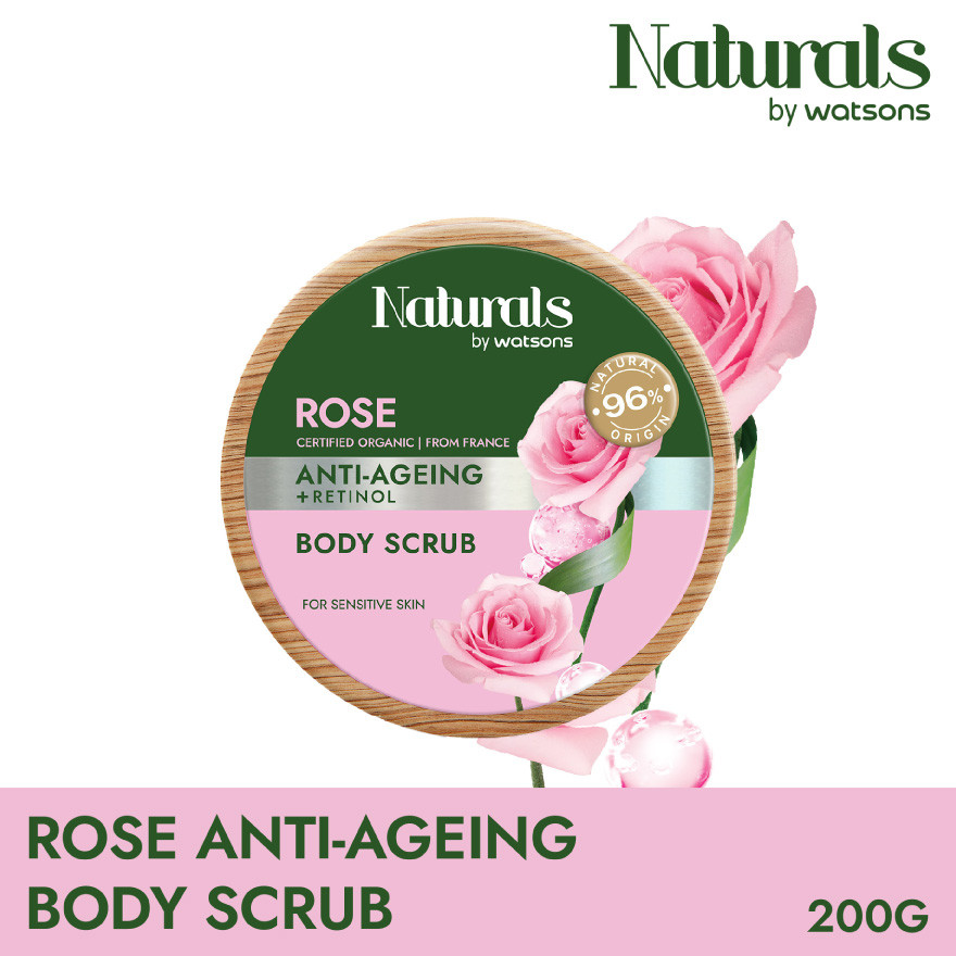 NATURALS BY WATSONS Rose Anti-ageing Body Scrub 200g | Shopee Malaysia