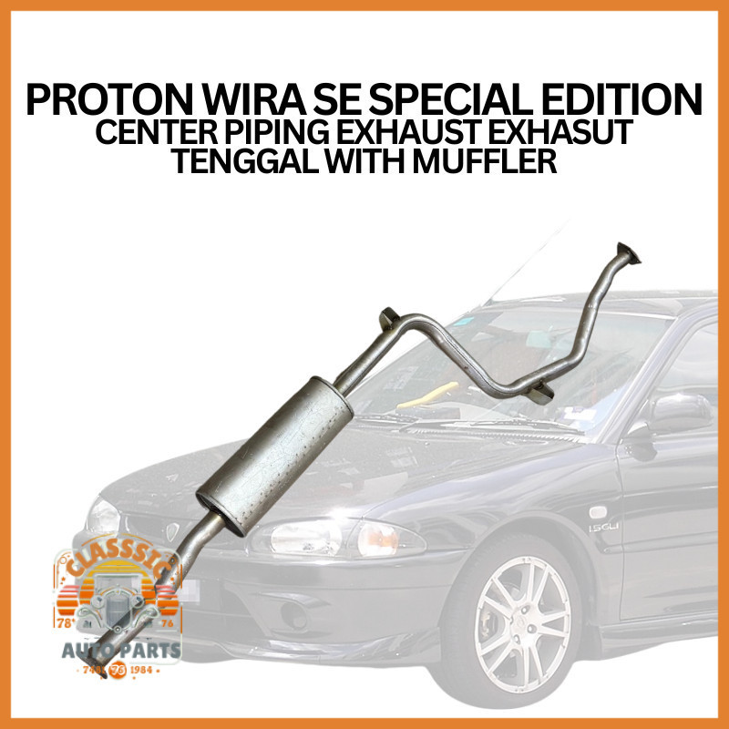 PROTON WIRA SE SPECIAL EDITION CENTER PIPING EXHAUST EXHASUT TENGGAL ...