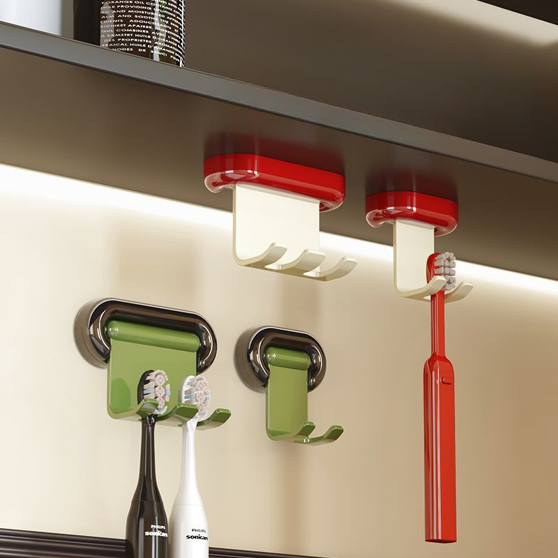 Toothbrush Rack Wall-Mounted Electric Toothbrush Storage Rack Magnetic ...