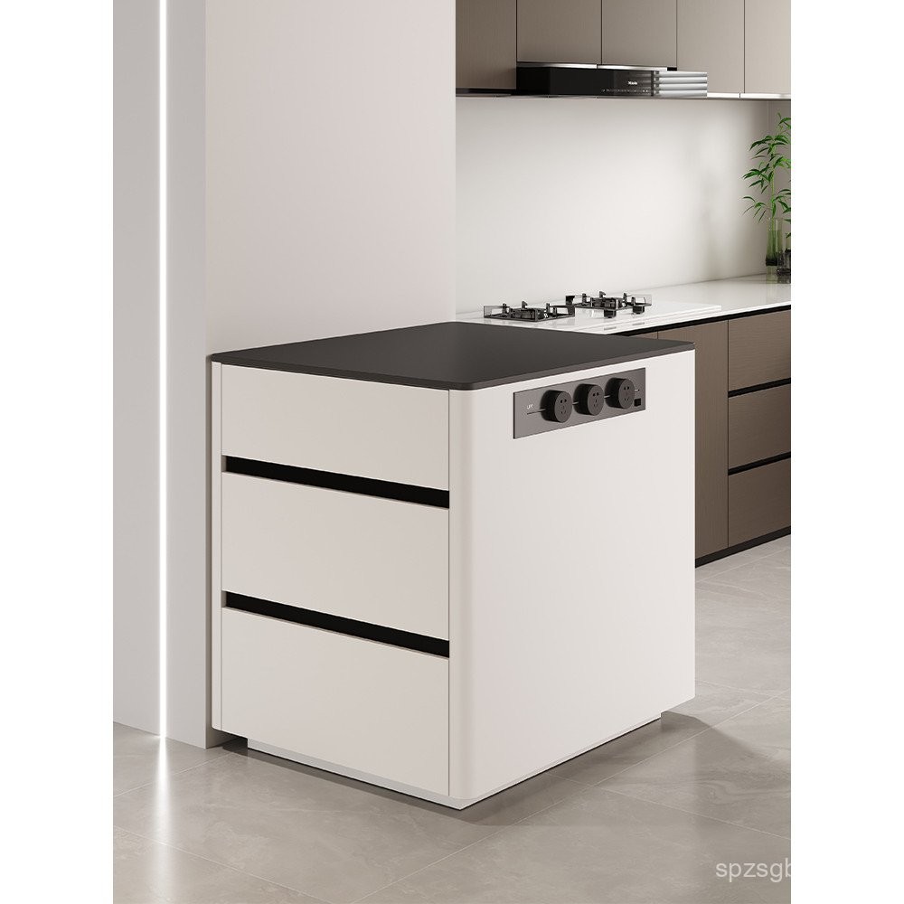 Movable Slate Nakajima Table Dining Table Small Apartment Side Cabinet ...