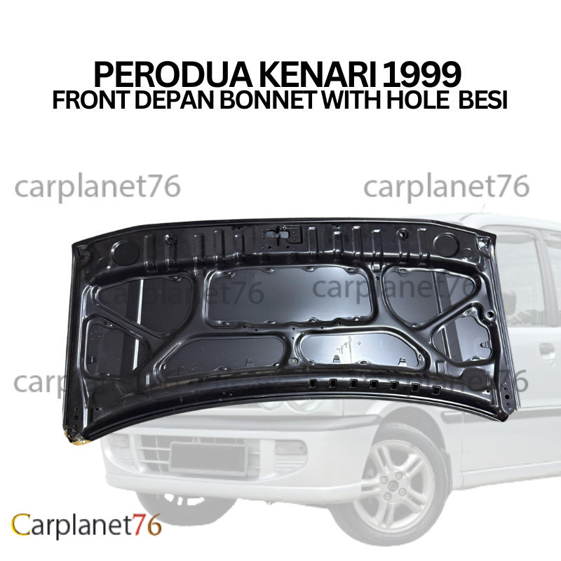 PERODUA KENARI 1999 FRONT DEPAN BONNET WITH HOLE BESI | Shopee Malaysia