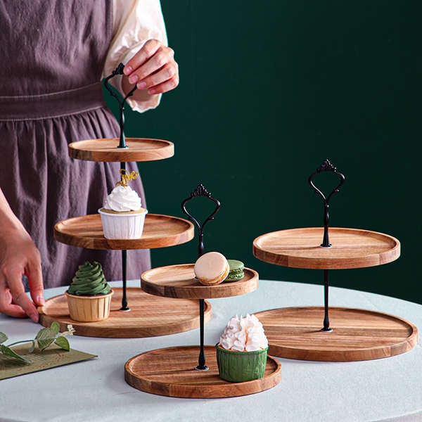 desert tray dessert table display set Pinggan buah pelbagai lapisan ...