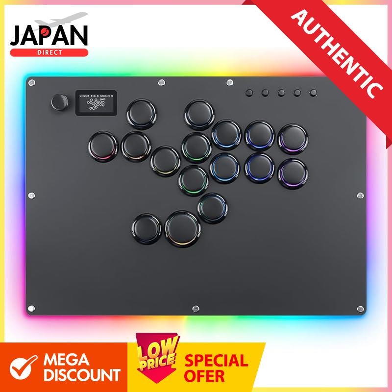 Guilekeys Arcade Controller Leverless Controller GK-16 Black with ...