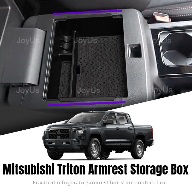 Mitsubishi Triton (2024-2026) Armrest Box Storage Console Tray Car ...