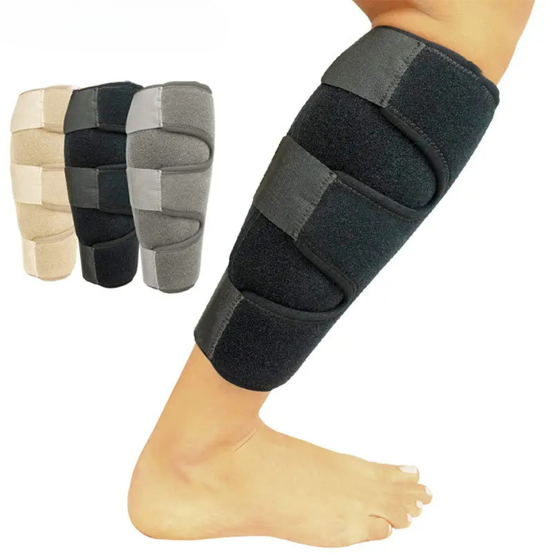 Calf Brace,Adjustable Shin Splint Support,Lower Leg Compression Wrap ...