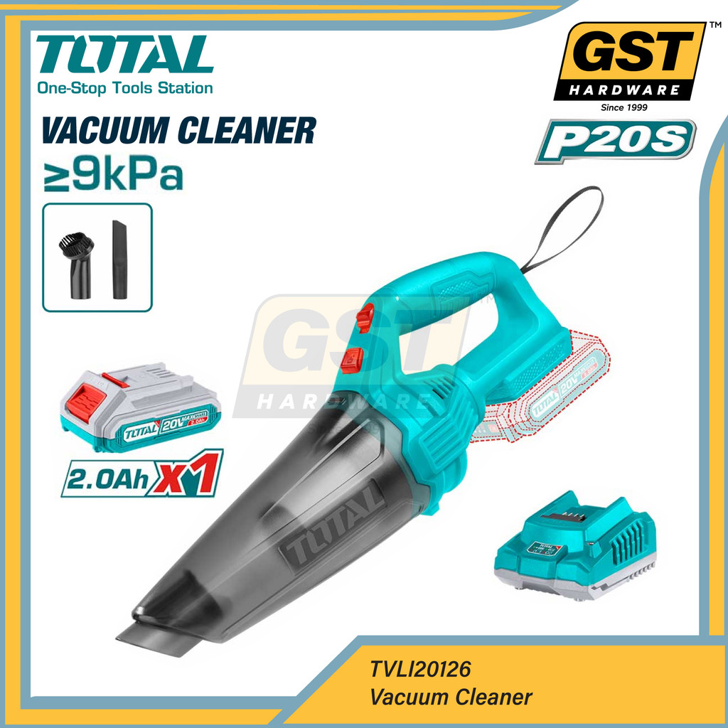 Total 20V Cordless Handheld Stick Vacuum Cleaner With Hepa Filter ...