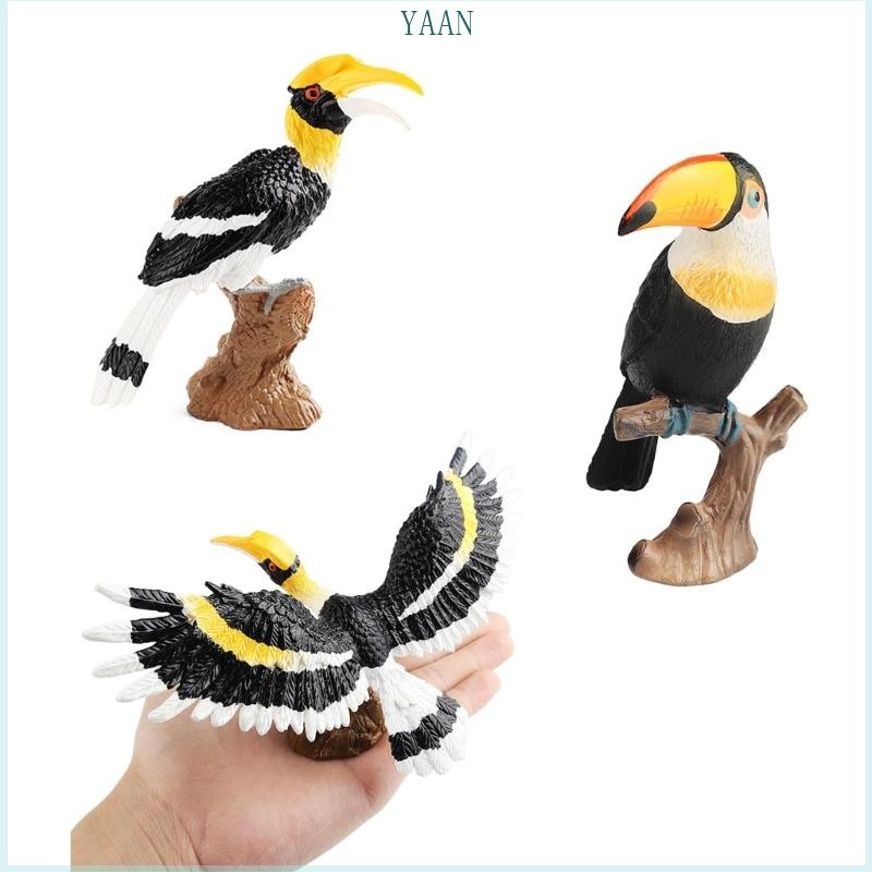 YAAN Toucan Model Figure Animal Figurine Kids Education Toy Collectable ...