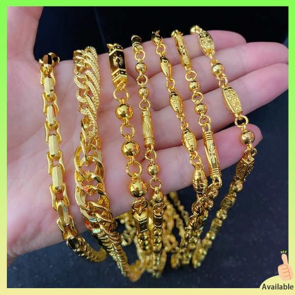 rantai leher emas 916 rantai leher rantai emas 916 Popular emas palsu ...
