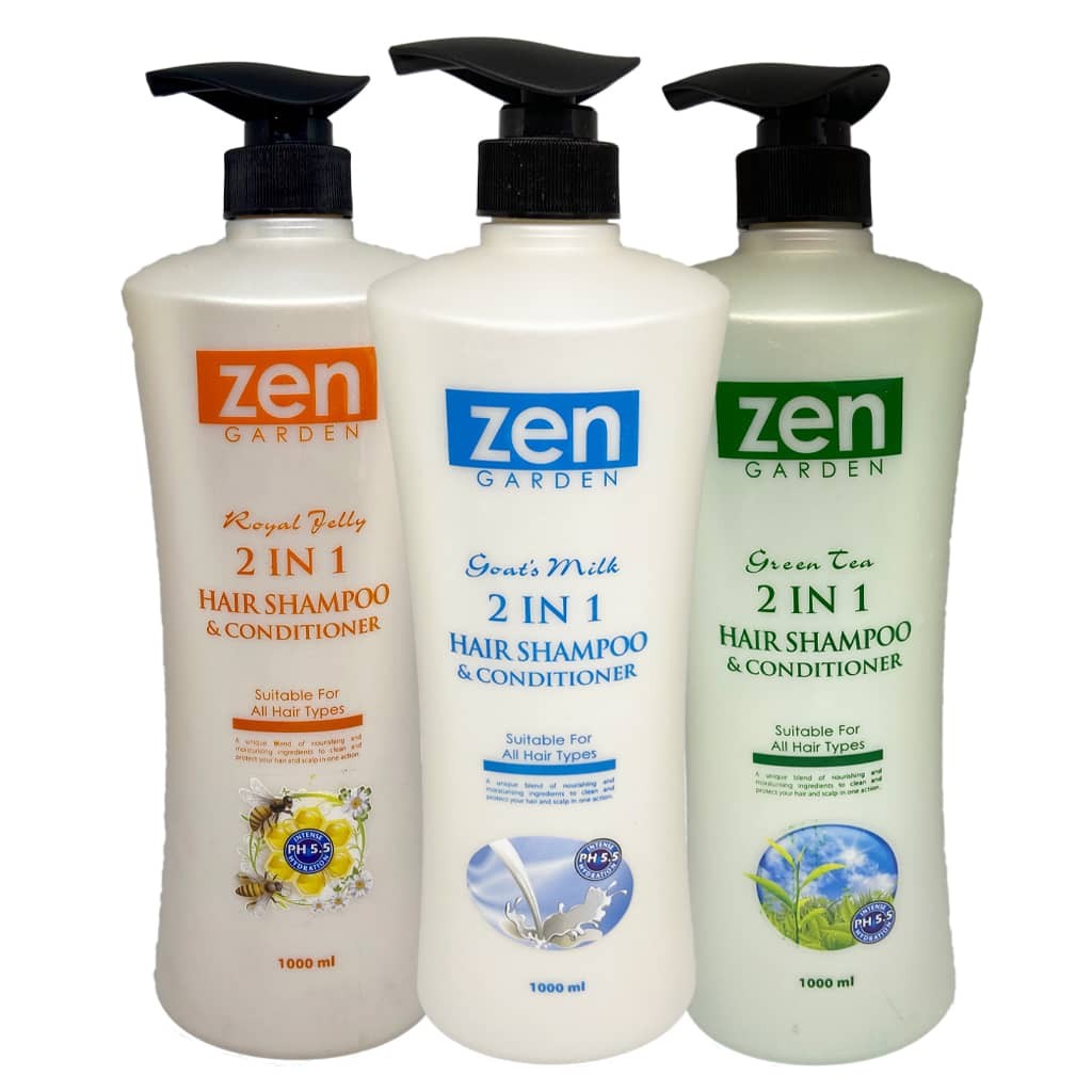 ZEN GARDEN HAIR CARE 2 IN 1 HAIR SHAMPOO & CONDITIONER 1000ML | Shopee ...
