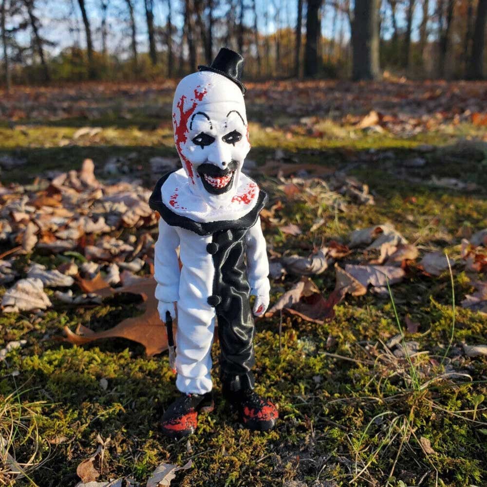 Terrifier Art The Clown Figure Horror Clown Garden Statue Halloween ...