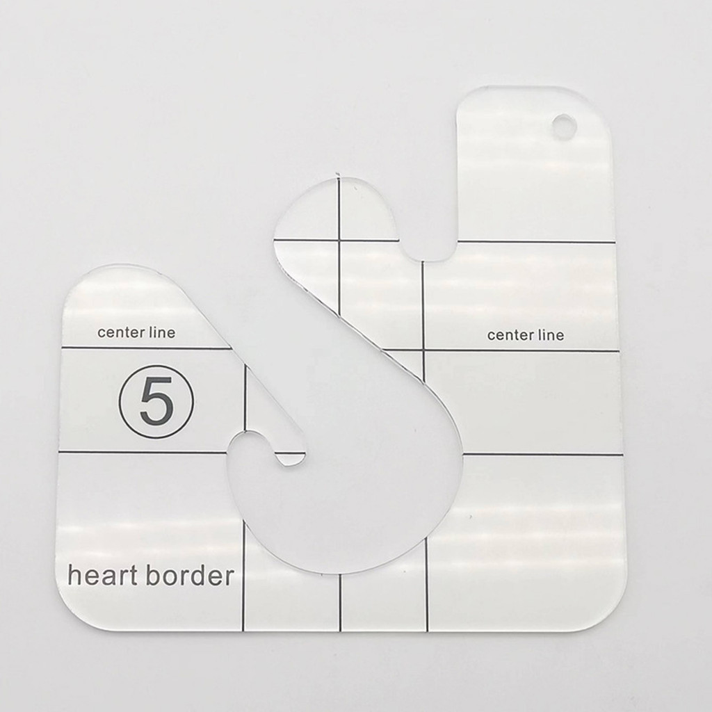 Acrylic Sewing Quilting Rulers Set Sewing Tailor Ruler Template Acrylic ...