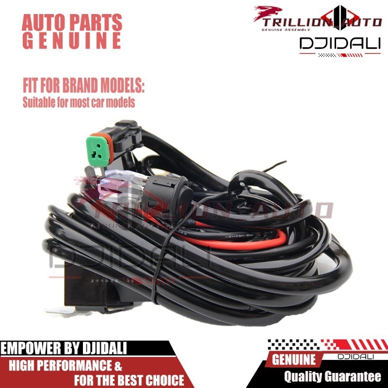 Driving Fog Lights Lamp Wiring Harness Relay Loom LED Light Bar Cable ...