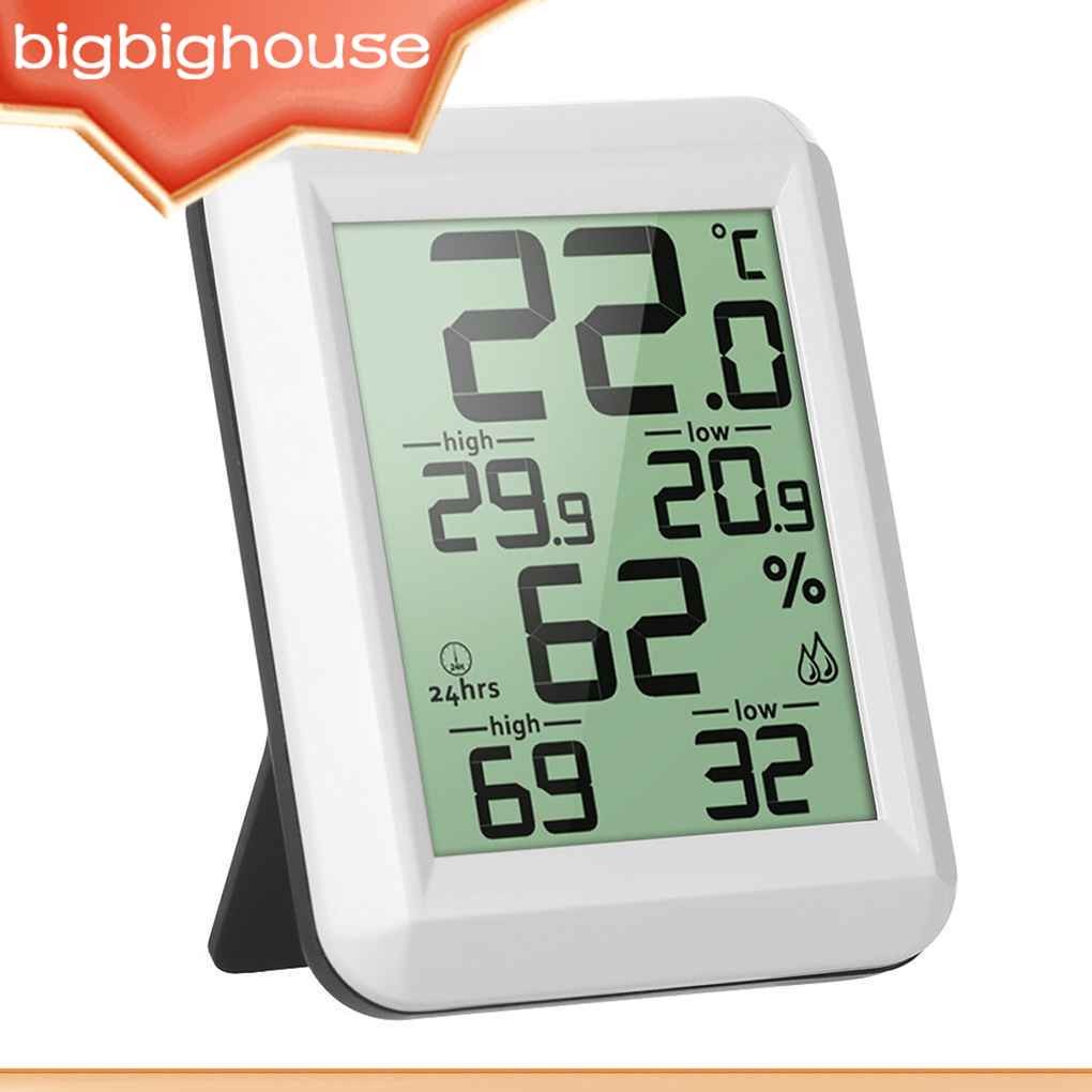 Home Desktop Thermometer Hygrometer Living Room Bedroom Electric LCD ...