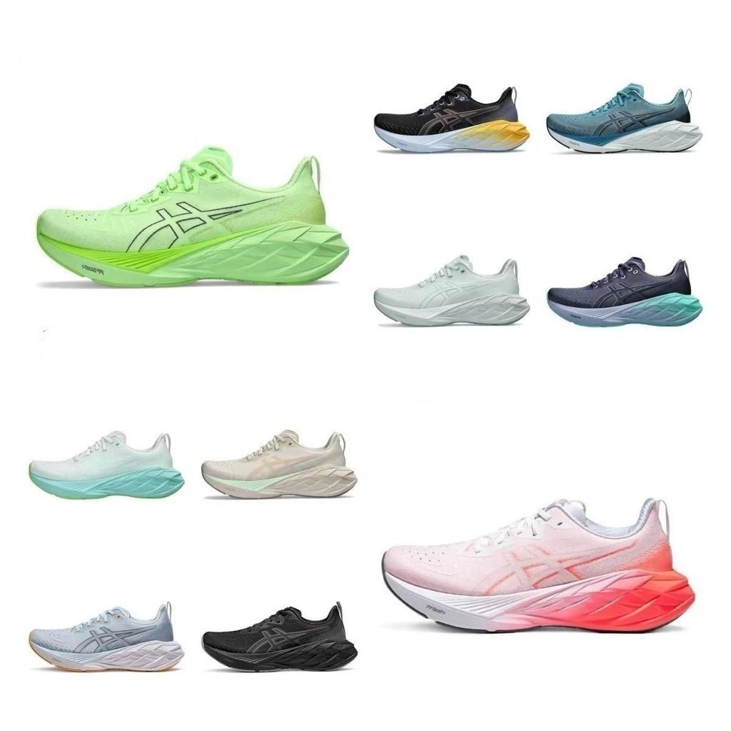 Asics novablast 4 tebal-soled ringan kembara kusyen sukan bernafas ...