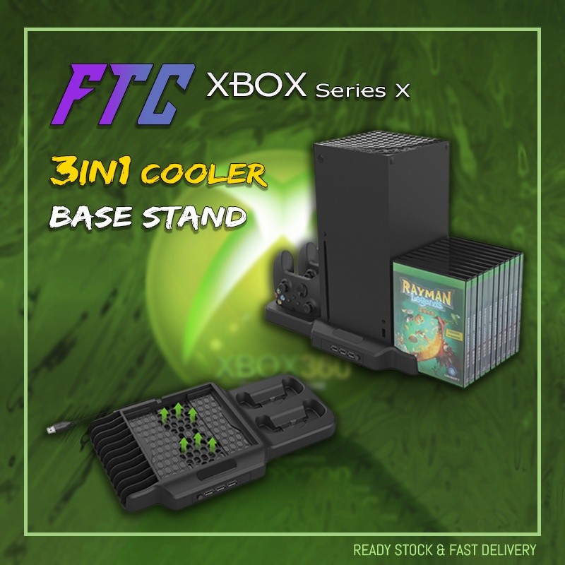 Dobe Xbox Series S/X 3in1 Console Fast Cooling Fan Base Stand ...