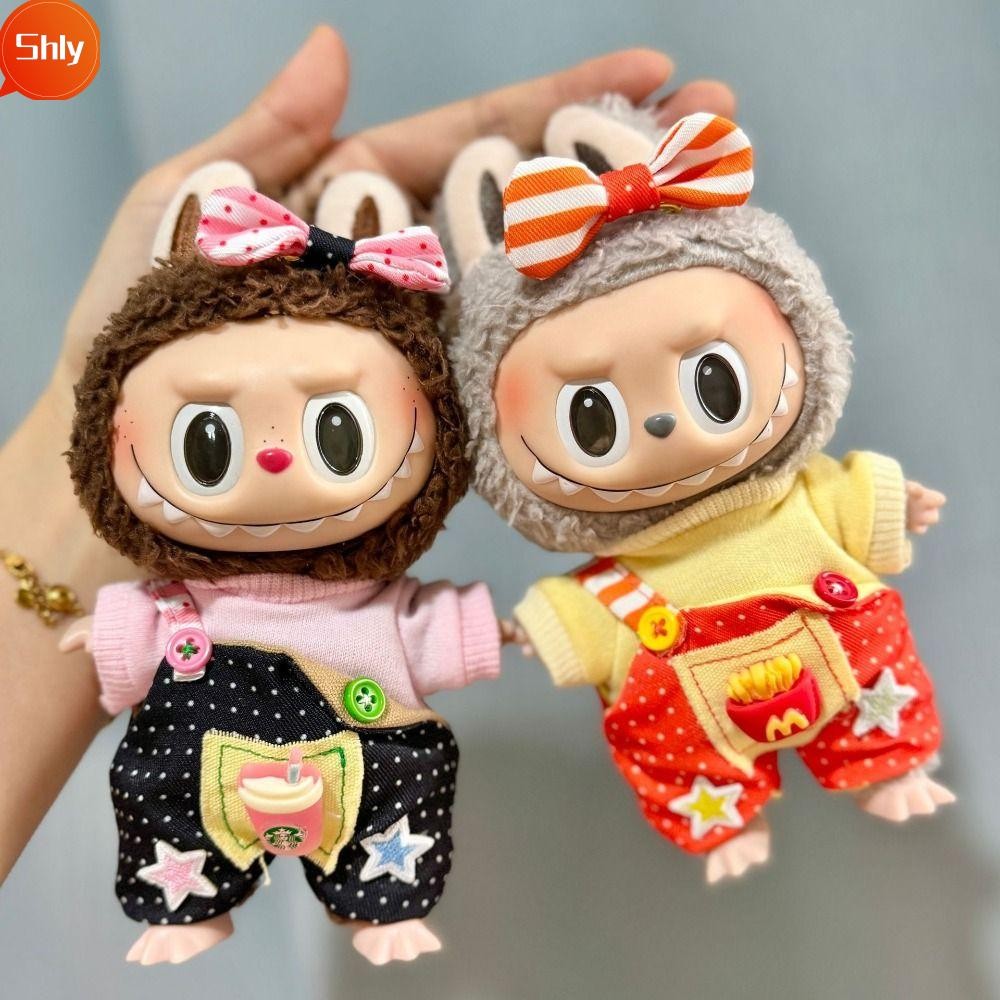 SHLY Labubu Doll Clothes, Labubu Time To Chill Filled Cotton Doll Doll ...