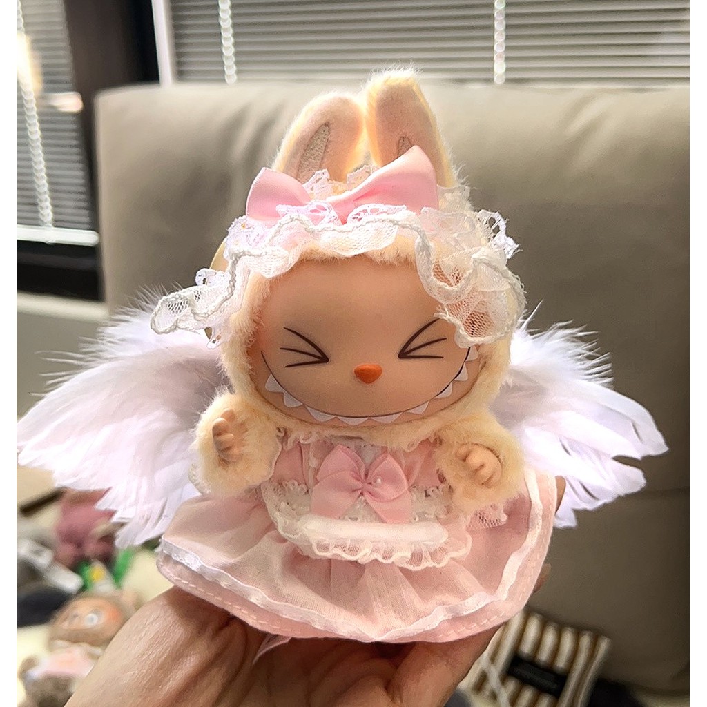 DIY Feather Angel Wing Newborn Props For EXO 1/6 1/4 1/3 BJD for labubu ...