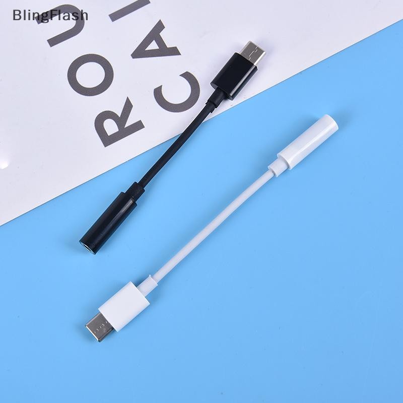 [Bli] USB-C Type C Adapter Port to 3.5MM Aux Audio Jack Earphone Headphone Cable MY | Shopee ...