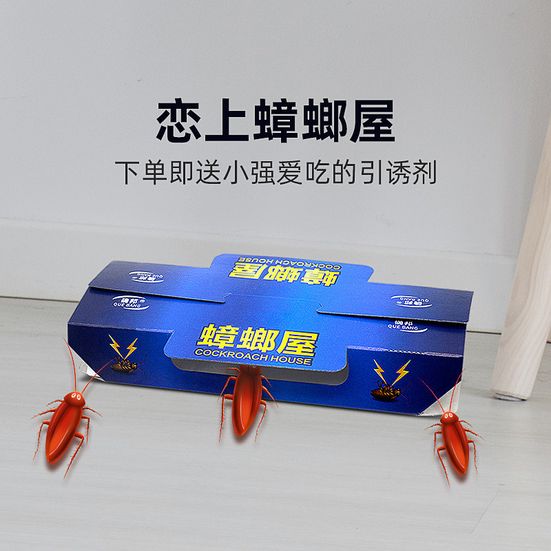 Killing Cockroach House Sticking Board Removing Cockroach Paper Box One ...