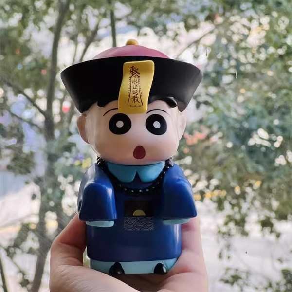 蠟筆小新 系列 shin chan 蠟筆小新盲盒 Krayon kecil figura pemula COS zombi Q versi ...