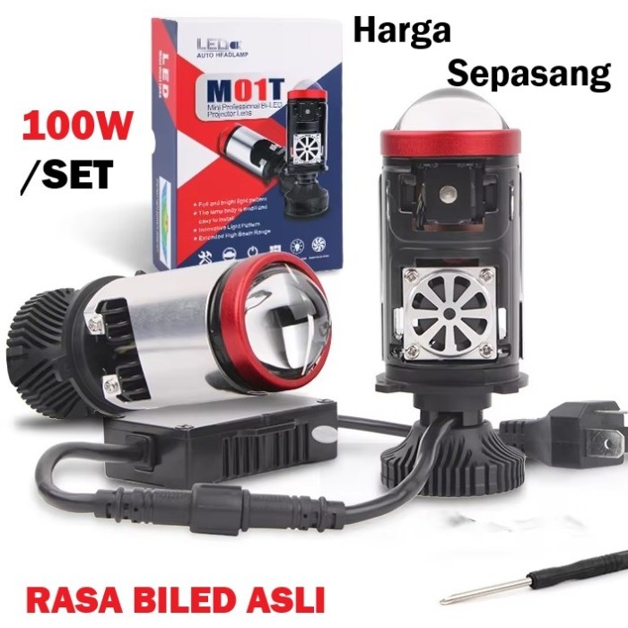 Mini BILED H4 M01T super bright mini projector laser projector H4 type apro car motorbike ...