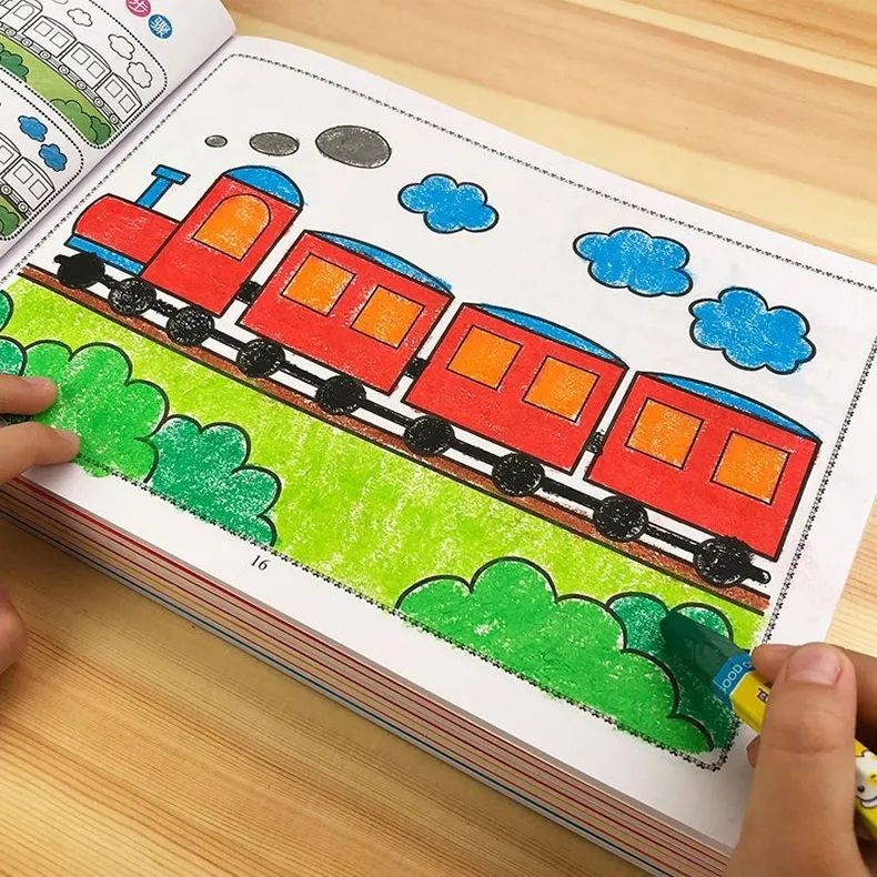 Children Drawing Book 2-3-6 Years Old Kindergarten Graffiti Coloring ...