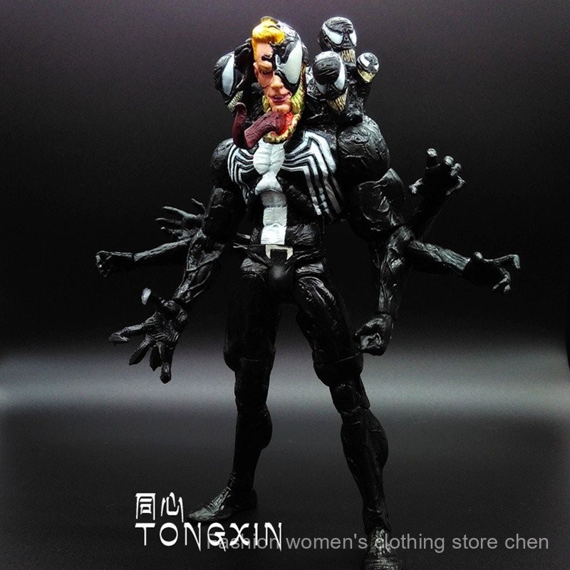 Extraordinary Spider-Man 2 Multi-Head Black Venom Agent Joint Movable ...