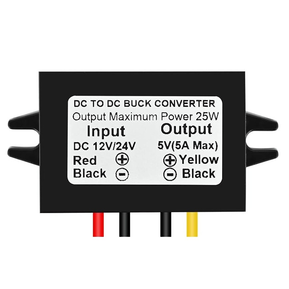 [stock] DC/DC Step Down Converter Regulator 12V/24V to 5V 5A 25W Step Down Power Supply | Shopee ...