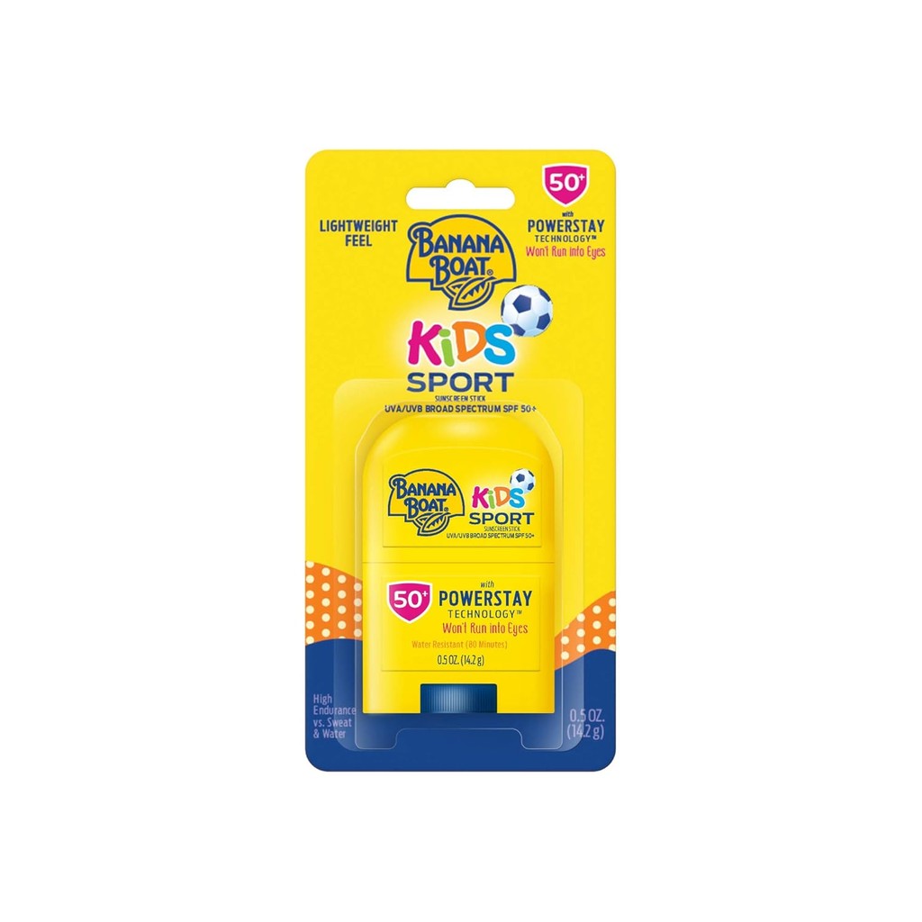Banana Boat Kids Sport Sunscreen Stick SPF 50, 0.5oz | Travel Size ...