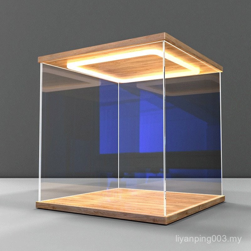 [Shop Hot Sale] Display Box with Light Suitable for Building Block Model Acrylic Storage Box ...