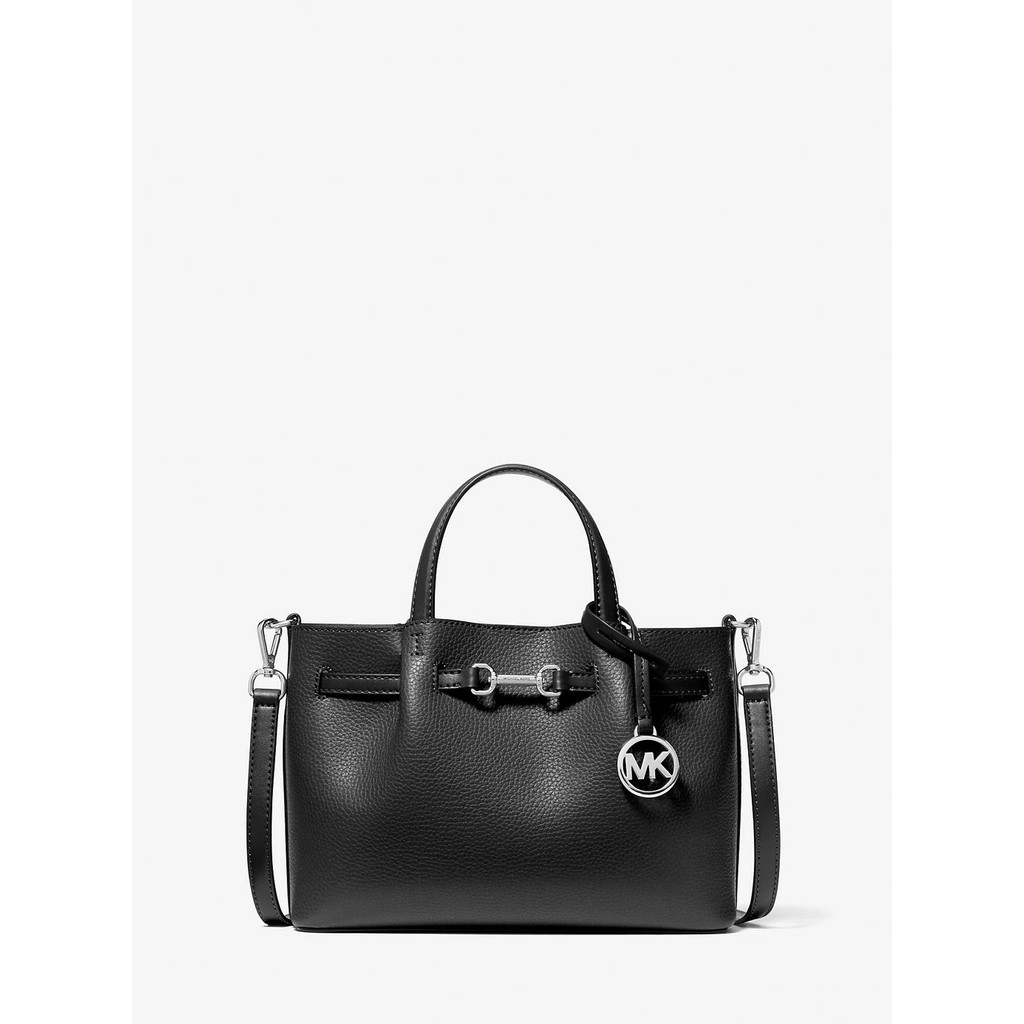 [INCOMING ETA 30 DAYS] MK Carson Small Pebbled Leather Satchel in Black ...