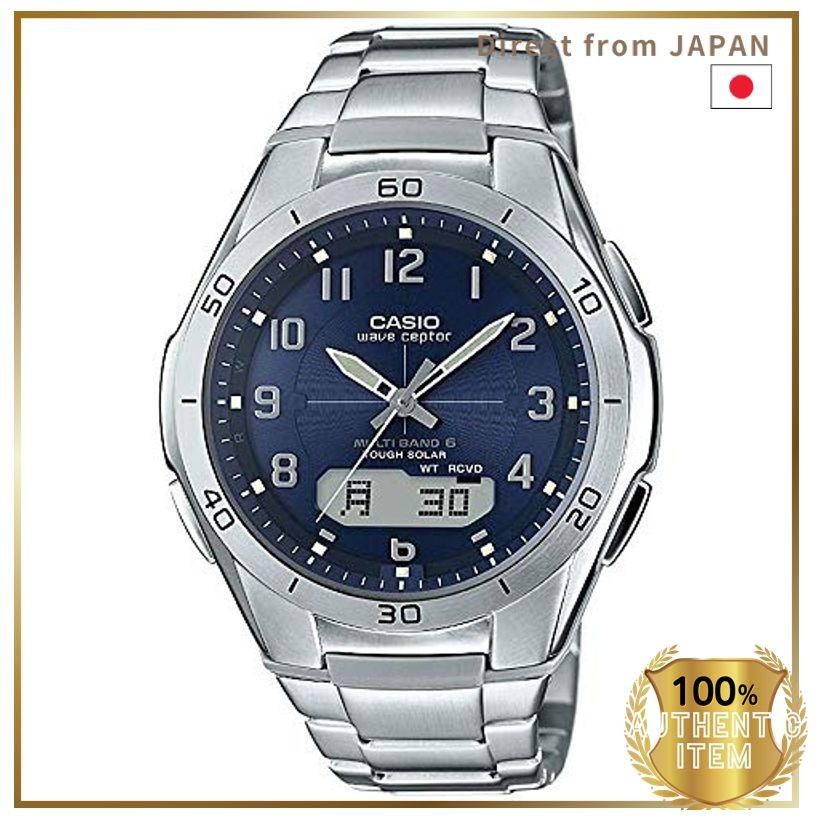Casio Wave Ceptor Solar Watch Analog-Digital Combination Model WVA ...