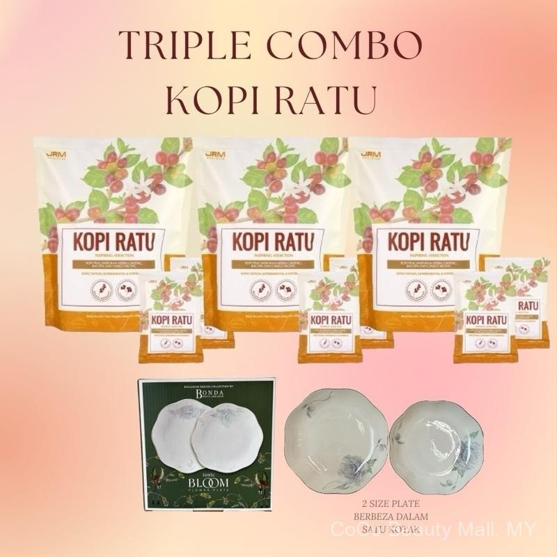 TRIPLE COMBO 3 PACKS KOPI RATU JRM | Shopee Malaysia