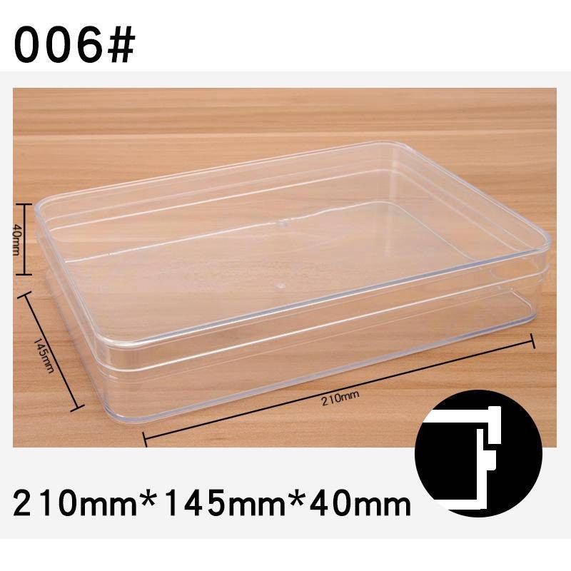 ((120pcs) Rectangular PS Transparent Plastic Box Candy Cookie Biscuit ...
