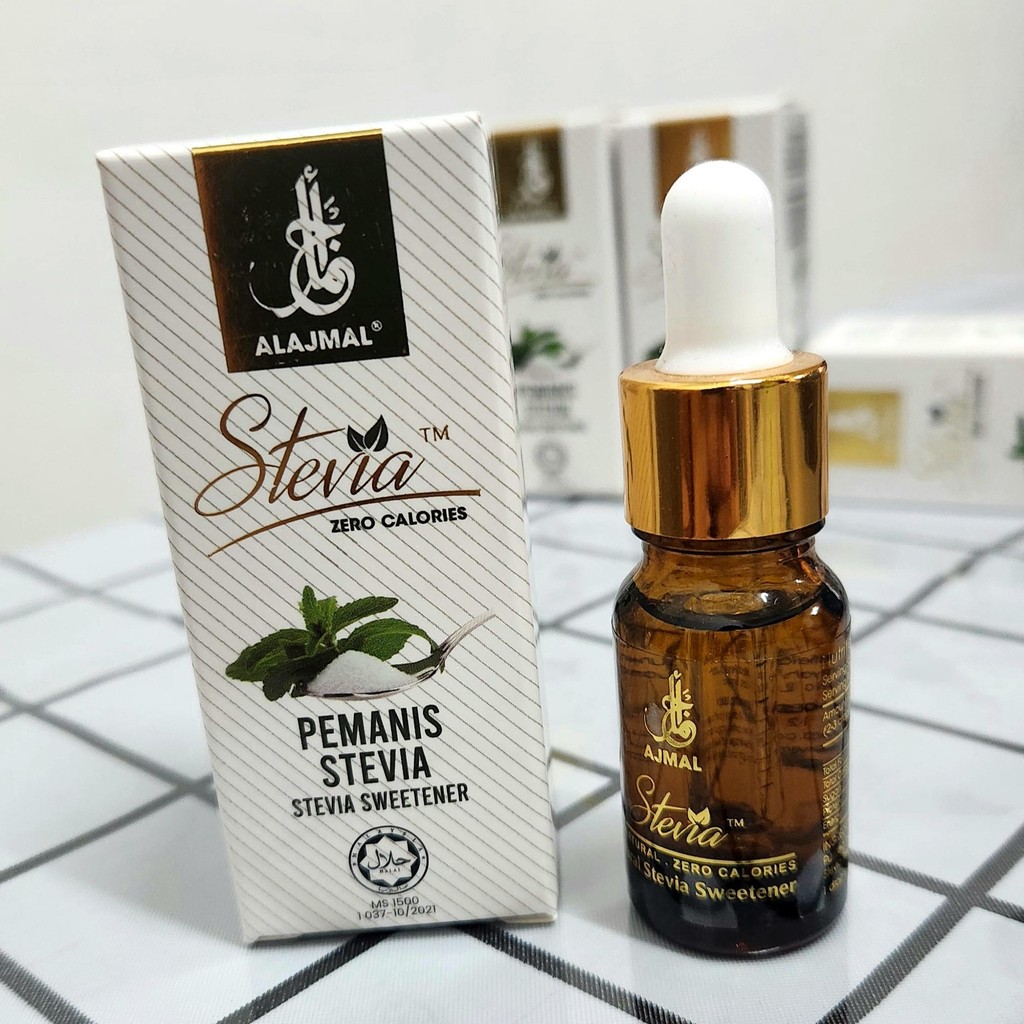 Stevia Ajmal (2 Botol) Original Natural Sweetener Zero Calories Stevia ...