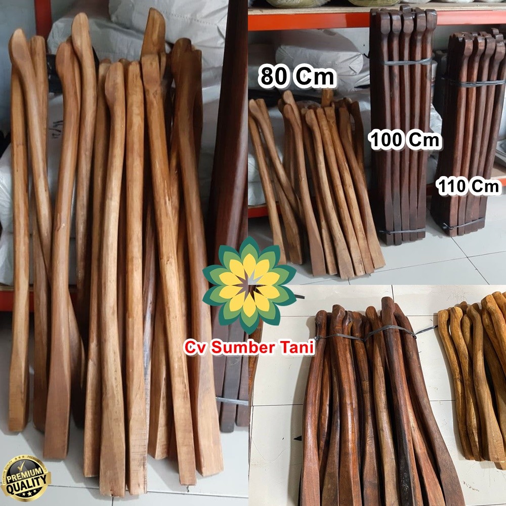 KAYU Hoe Handle Hoe Doran Hoe Wood Material Johar Sono Plitur | Shopee ...