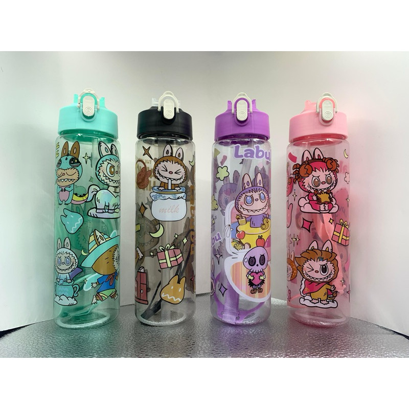 Labubu 900ml viral drinking bottle BPA Free viral drinking bottle with ...