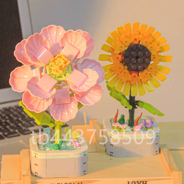 lego lego flower bouquet flower Batu bata Lego kedai utama rasmi ...