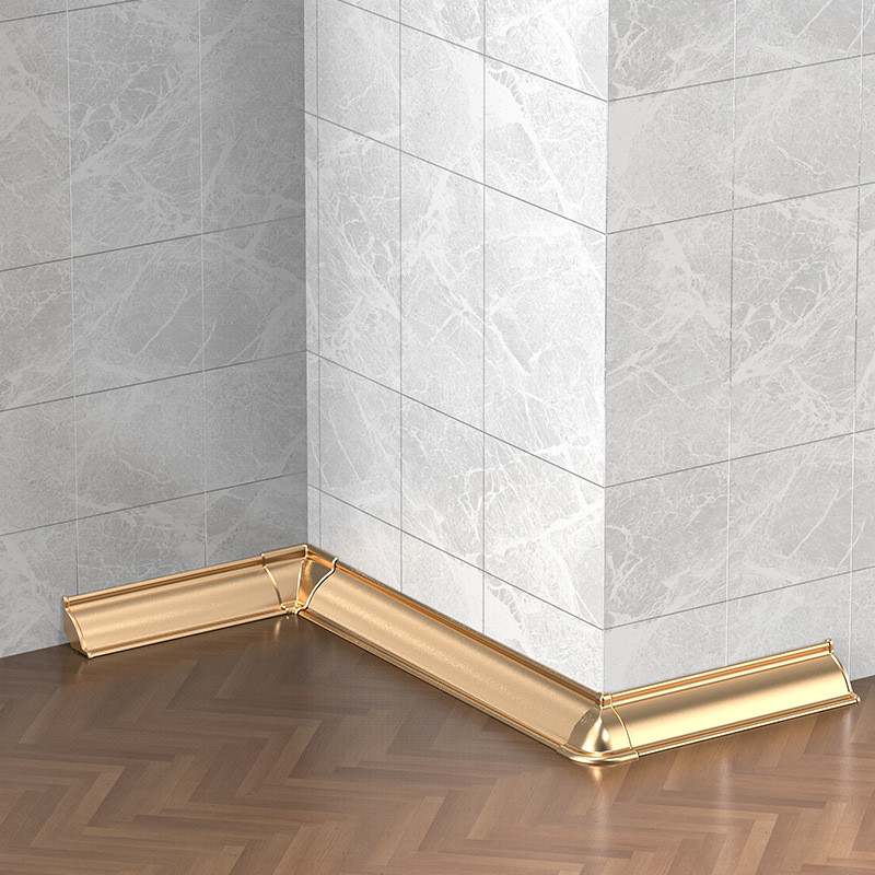 Skirting Line Metal Arc Aluminum Alloy Concave Line Ceiling Decorative ...