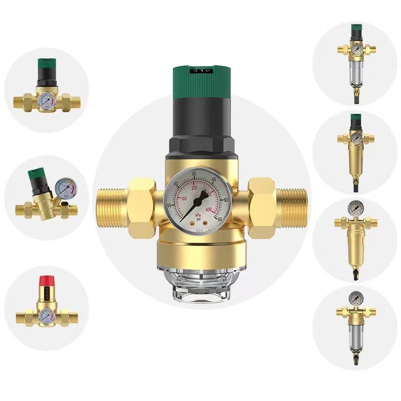 Supply Pipe Pressure Reducing Valve Safety Valve Adjustable Pressure ...