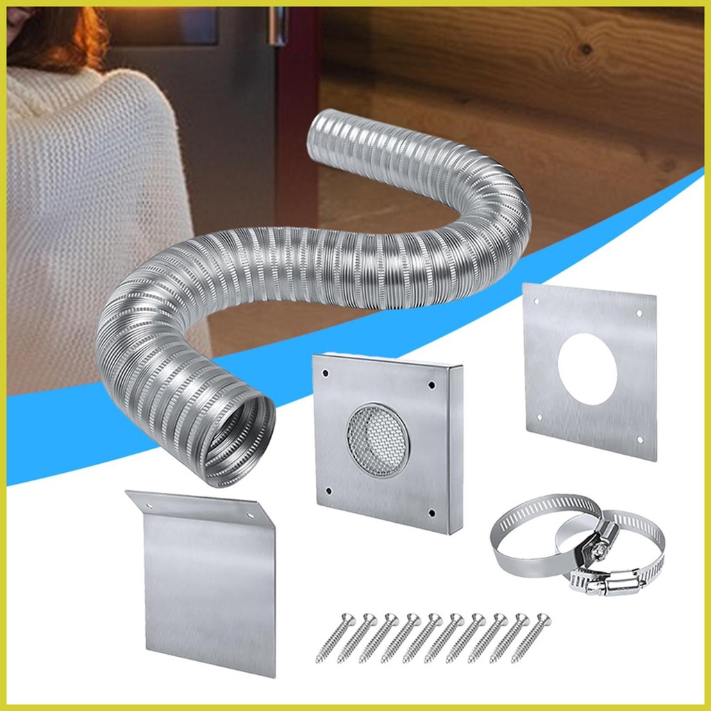 Vent Pipe for Pellet Stove Rust Resistant Vent Pipe Air Intake Kit ...