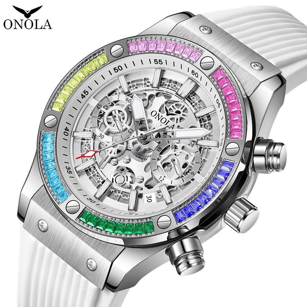 Onola Brand Luxury Men's Sports Waterproof Quartz Watch | Shopee Malaysia