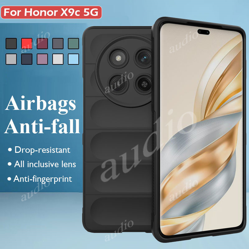 Honor X9c Smart 5G Shockproof Silicone Phone Case For Honor X9c Smart ...